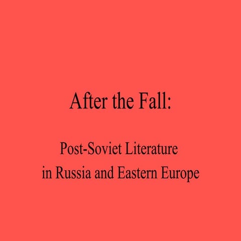 After the Fall | PPT