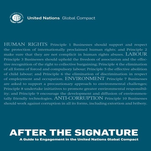 UN Global Compact | PDF