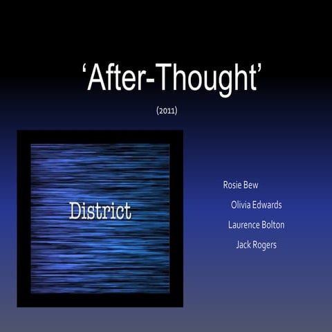 Afterthought | PPT
