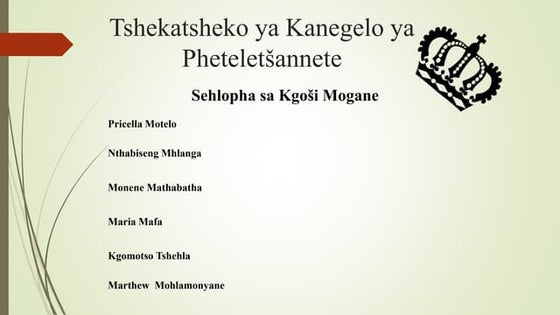 Sepedi Leleme la gae paper 1 (Maamanyi). Dibopego le melao ya tšhomišo ...