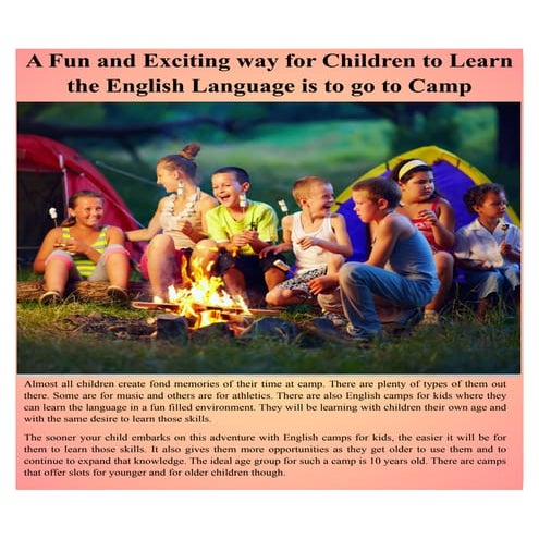 A fun and exciting way for children to learn the english language is to ...