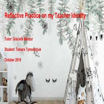 Reflective practice on my teacher identity | PPTX