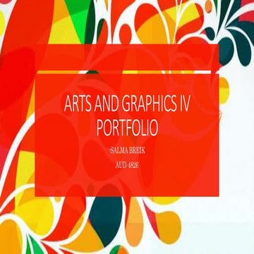 Arts and Graphics | PPTX | Arts and Crafts | Hobbies & Interests