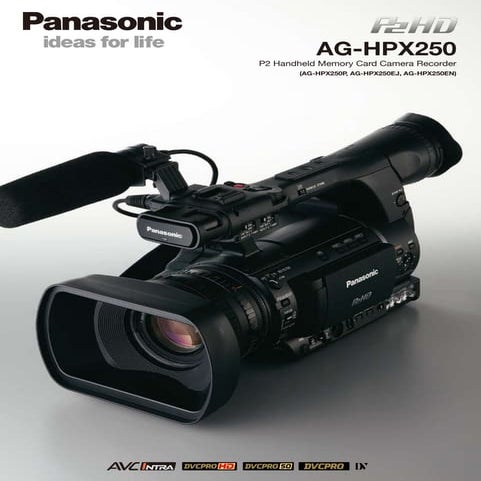 Panasonic AG-HPX250E | PDF