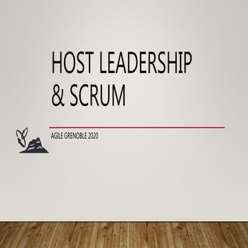Host Leadership & Scrum | PPT