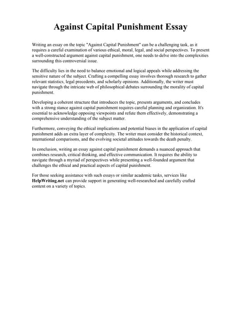 Capital Punishment Essay Against.pdf