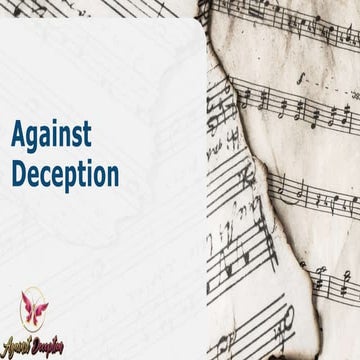 Against Deception .pptx | Music | Entertainment