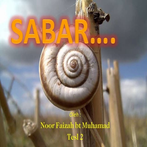 Sabar | PPT