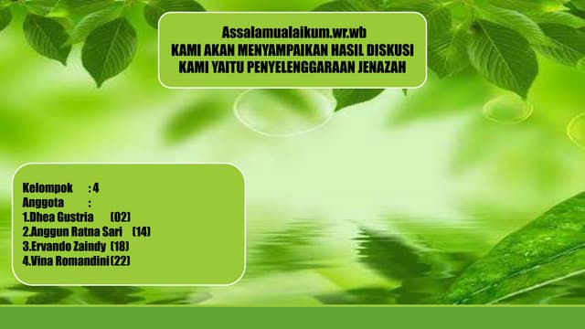 Slide kursus pengurusan jenazah | PPTX