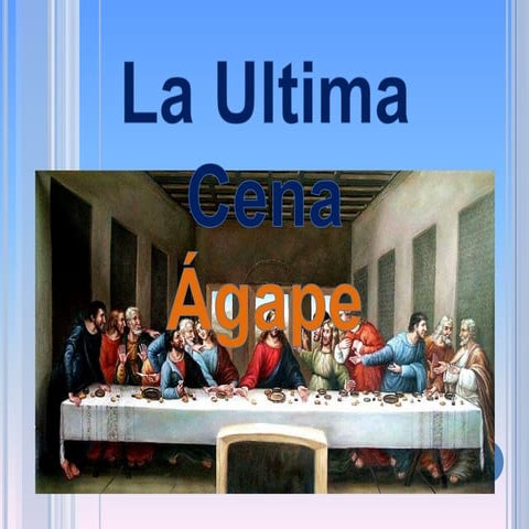 La ultima cena | PPTX