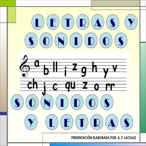 LETRAS Y SONIDOS DEL ESPAÑOL | PPT