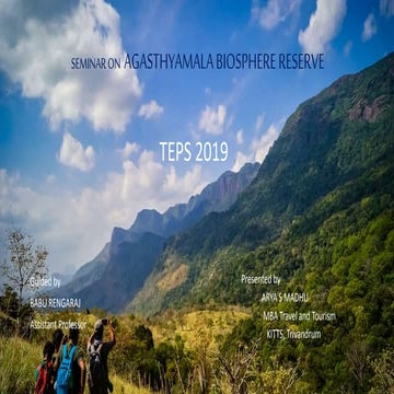 Agasthyamala biosphere | PPT