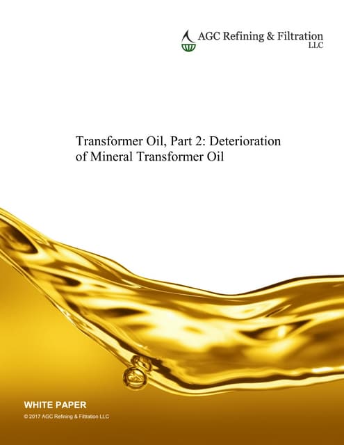 Furan Testing of Transformers Oil | PPTX | Chemistry | Science