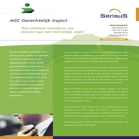 AGC Gerechtelijk Brochure | PDF