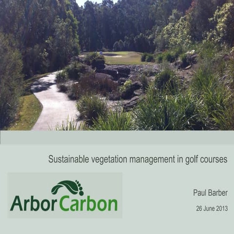 Sustainable vegetation management in golf courses | PDF | Gardening ...
