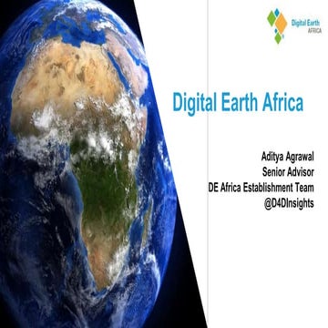 Digital Earth Africa - AGDIC Conference | PPTX