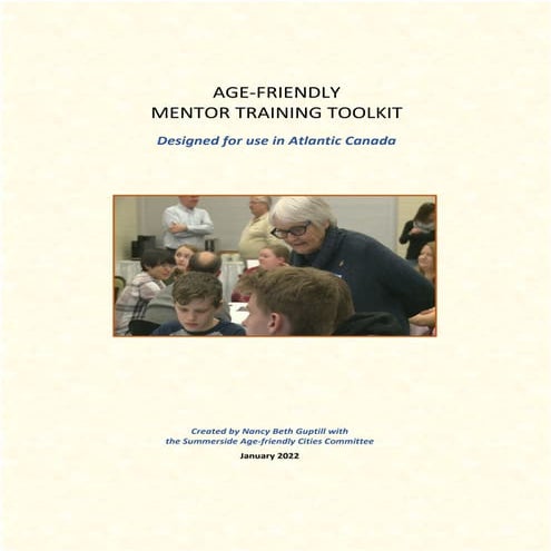 Age-Friendly Mentoring Toolkit | PDF | Eldercare | Family and Relationships