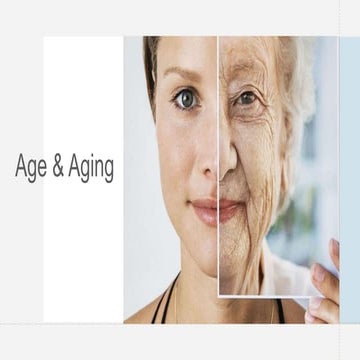 Age & Aging vocabulary and speaking practice | PPTX