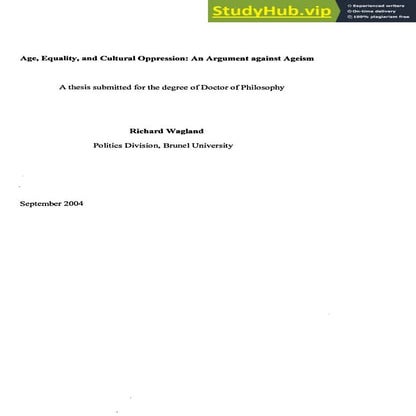 Age, equality, and cultural oppression An argument against ageism.pdf