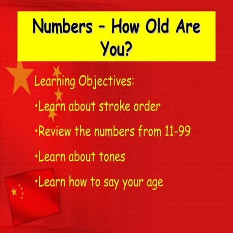Age lesson: How old are you? | PPT