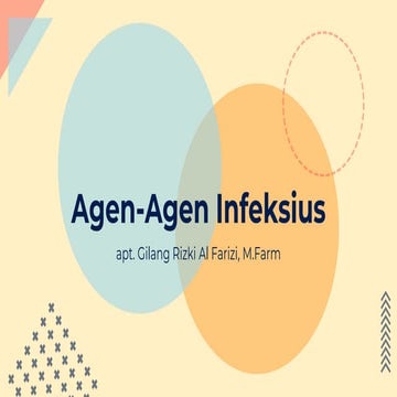 Agen agen infeksius | PPTX