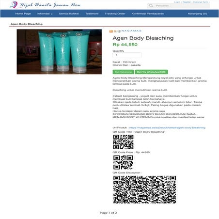 Agen body-bleaching | PDF