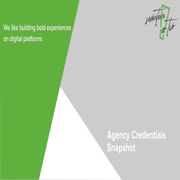 Agency credentials 1702 digital may '21 | PPT