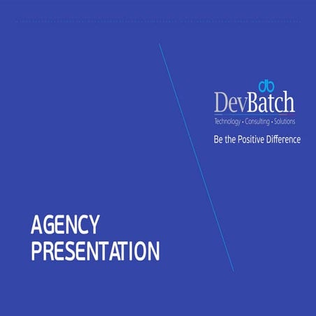 DevBatch Agency Profile | PPT