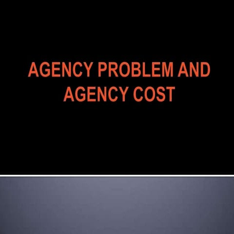 agency problem.pptx