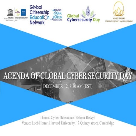 Agenda global cyber security day 6-12 (right order) | PPTX