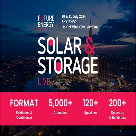 YOU ARE WARMLY INVITED - Solar & Storage Live Vietnam 2024 | PDF