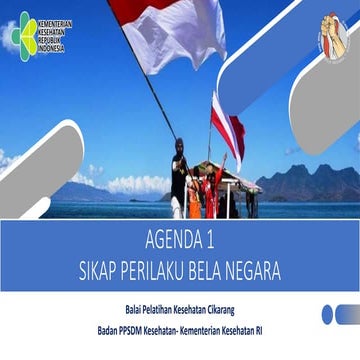 AGENDA 1 kegiatan dalam acara penjelasan bela negara | PPTX