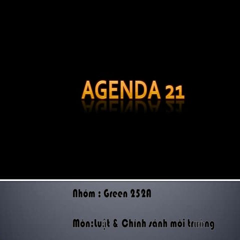 Agenda 21 | PPT