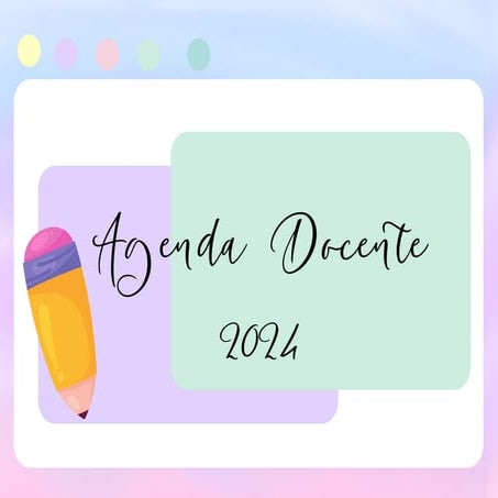Agenda Docente 2024 horizontal .pdf para todos | PDF
