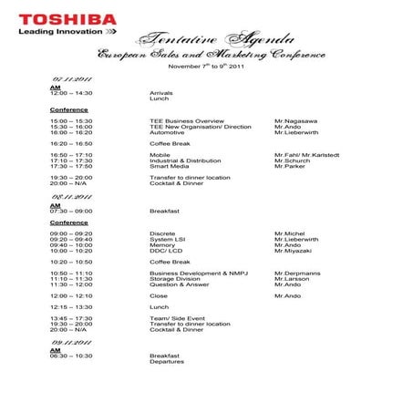 Agenda Form Draft | PDF