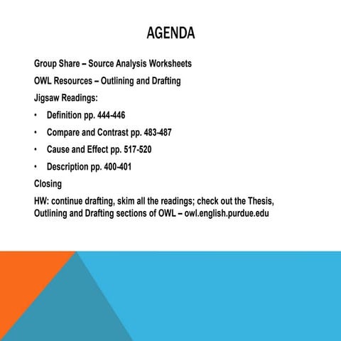 Agenda nov. 20 | PPT