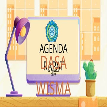Agenda Rapat Dasa Wisma Desa Purwosari Kecamatan Tegalrejo | PPTX