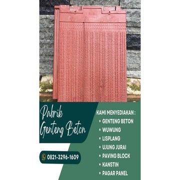 Agen Genteng Minimalis Yg Bagus Jember | PPTX
