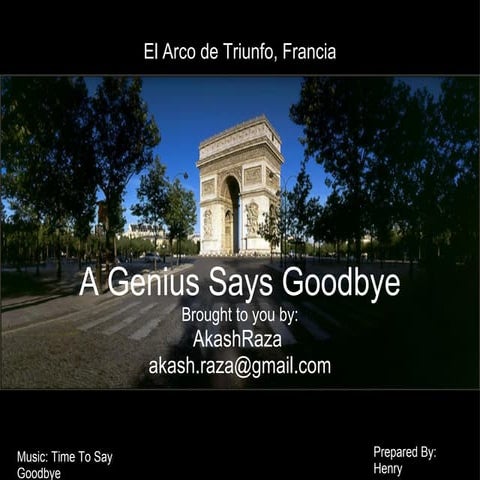 A Genius Says Goodbye (rev) | PPS