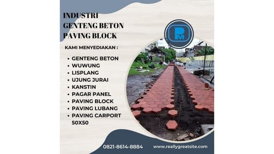 Distributor paving block hexagon Klojen | PPT