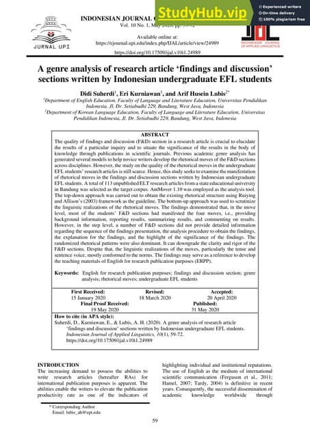 An Exploratory Study on Genre Classification using Readability Features ...