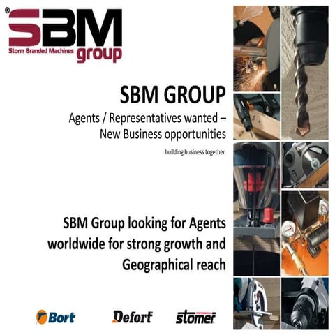 SBM group looking for Sales agents | PPTX