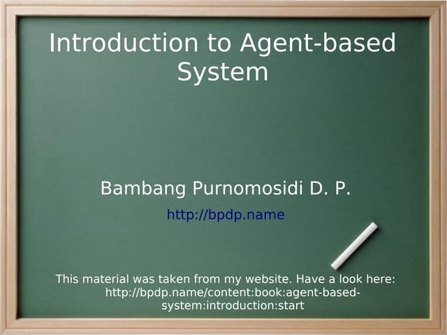 Introduction to JADE (Java Agent DEvelopment) Framework | PDF