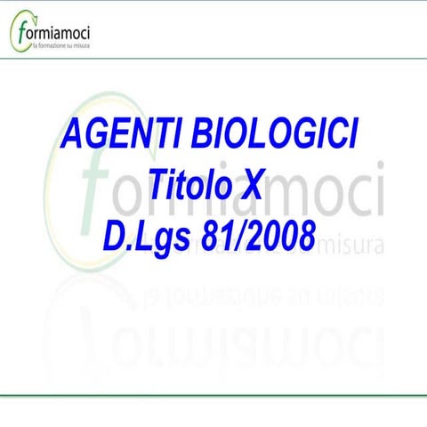 Rischio biologico | PPTX