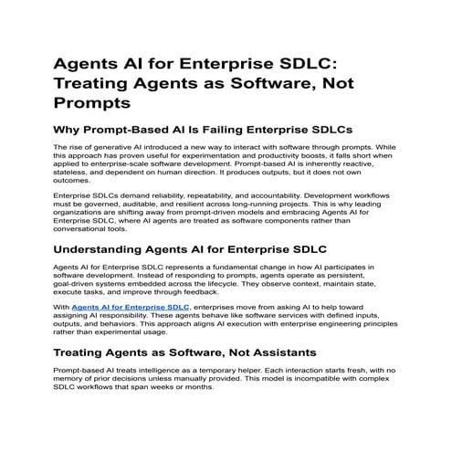 Agents AI for Enterprise SDLC_ Treating Agents as Software, Not Prompts.pdf