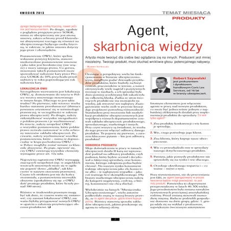 Agent,skarbnica wiedzy mu 4_2013 | PDF