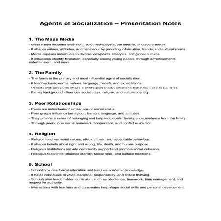AGENTS OF SOCIALIZATION PRESENTATION (1).pptx