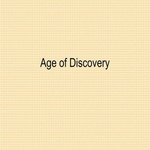 Age Of Discovery | PPT