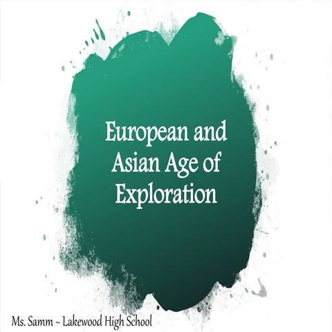Unit 7: Age of Exploration Part 1 | PPT