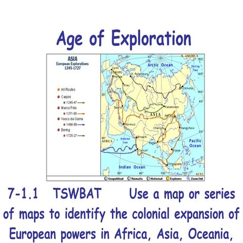 Age of Exploration Power Point | PPT